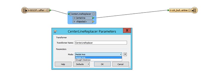 Creating Centerlines with PostGIS and ArcGIS | UDC